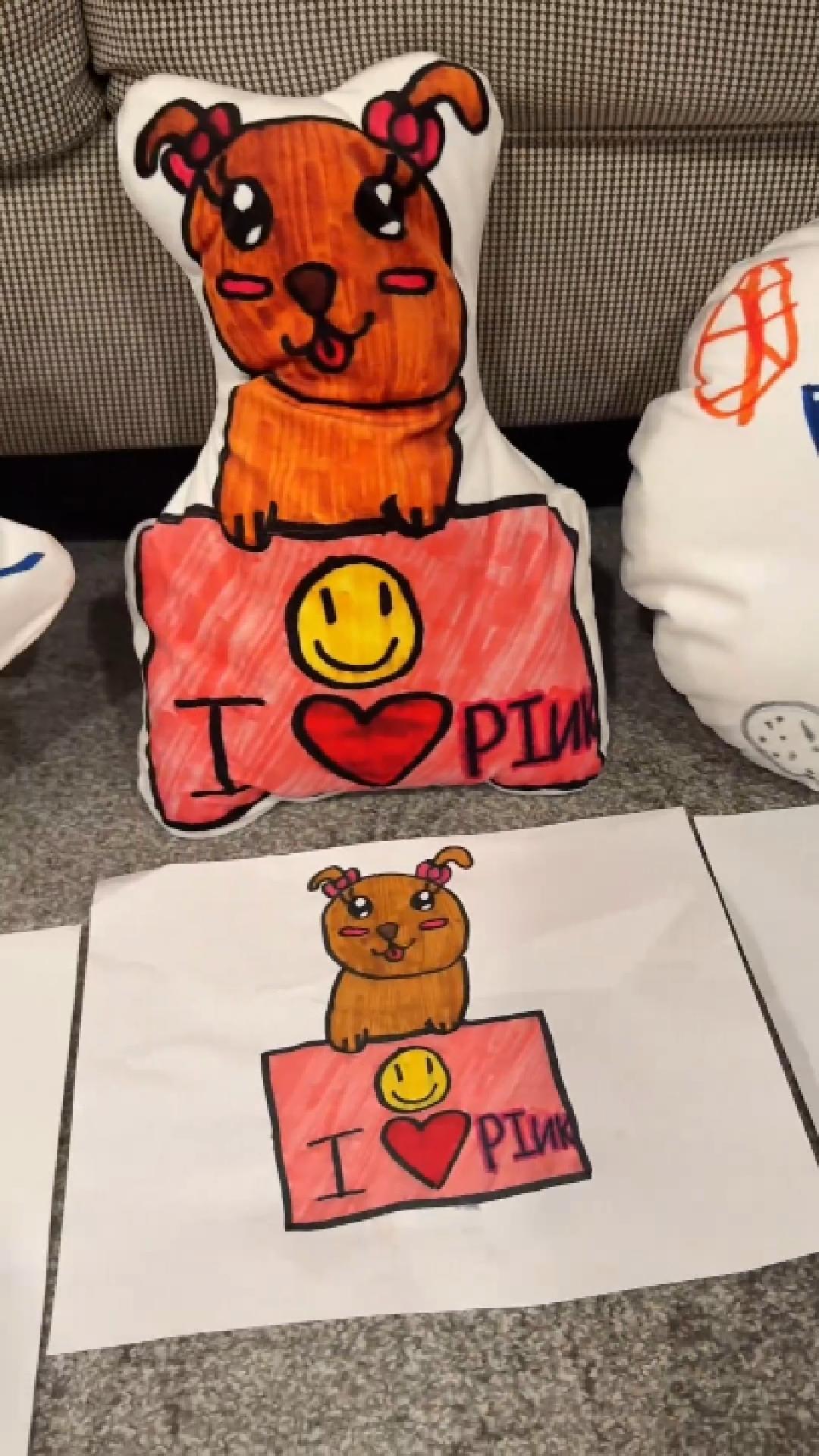 Draw Pillows- Turn your kids drawings into pillows! | Draw Pillows
